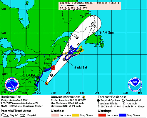 Hurricane Earl Update: Labor Day Travel & East Coast Flights - Peter ...